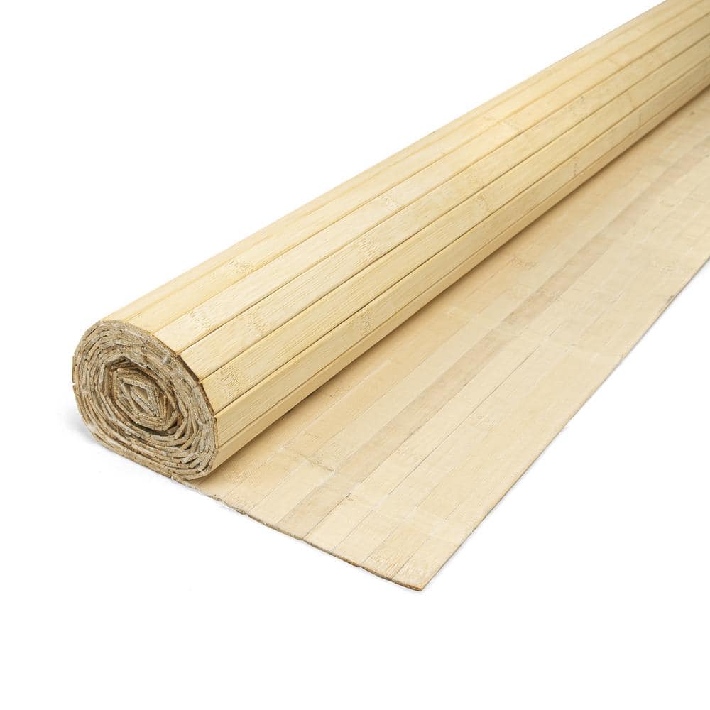 Art3dwallpanels 1/16 in. x 4 ft. x 8 ft. Yellow Raw Wood Square Edge ...