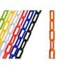 USW 2 in. x 100 ft. Orange Plastic Chain Featuring SunShield UV ...