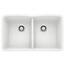 Blanco DIAMOND Dual Mount Granite Composite 33 in. 1-Hole 50/50 Double ...