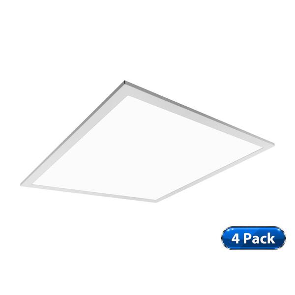 NICOR TGL1 2 ft. x 2 ft. 200-Watt Equivalent Integrated LED White ...