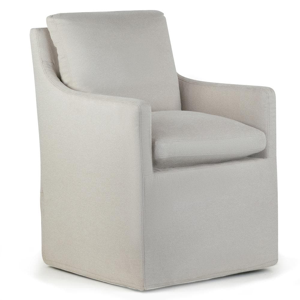 Glamour Home Axel Beige Fabric Accent Chair with Down Feathers GHACC ...