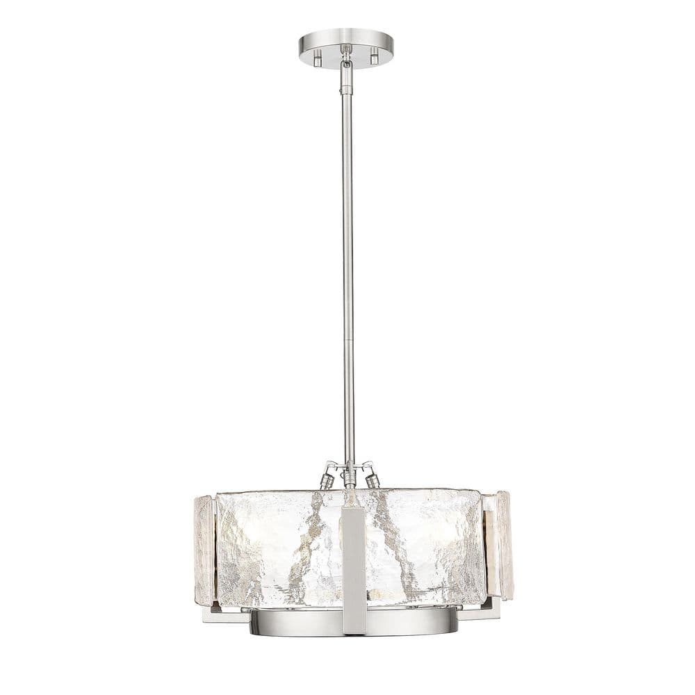 Golden Lighting Aenon 3 Light Pewter Chandelier for Dining, Foyer ...