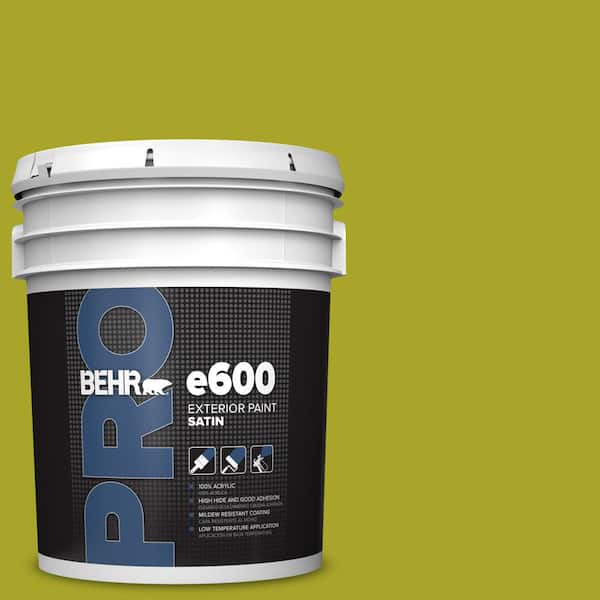 BEHR PRO 5 gal. #P340-7 Venom Satin Exterior Paint PR64305 - The Home Depot