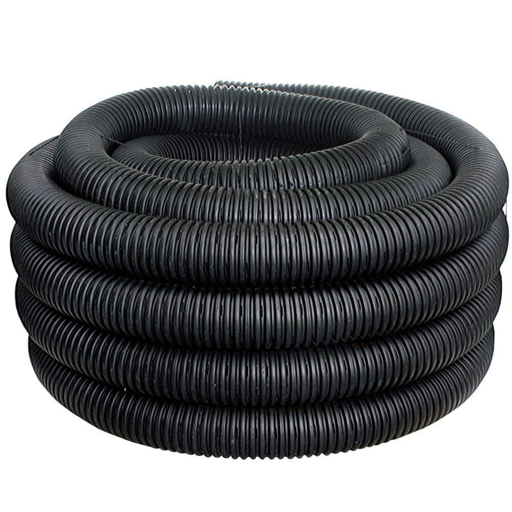 Advanced Drainage Systems 4 in. x 50 ft. Singlewall Perforated Drain ...