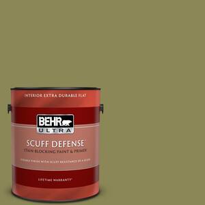 BEHR MARQUEE 1 gal. #S340-6 Fertile Green Eggshell Enamel Interior ...