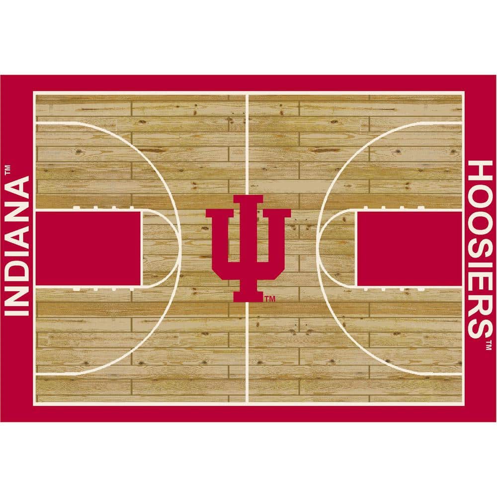 IMPERIAL Indiana University 6 ft by 8 ft Courtside Area Rug IMP 555 ...