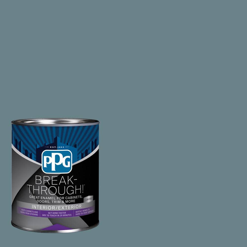 Break-Through! 1 qt. PPG1035-5 Puddle Jumper Semi-Gloss Door, Trim ...