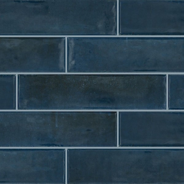 Reviews for Daltile LuxeCraft Deep Tide 2 in. x 9 in. Glossy Porcelain ...