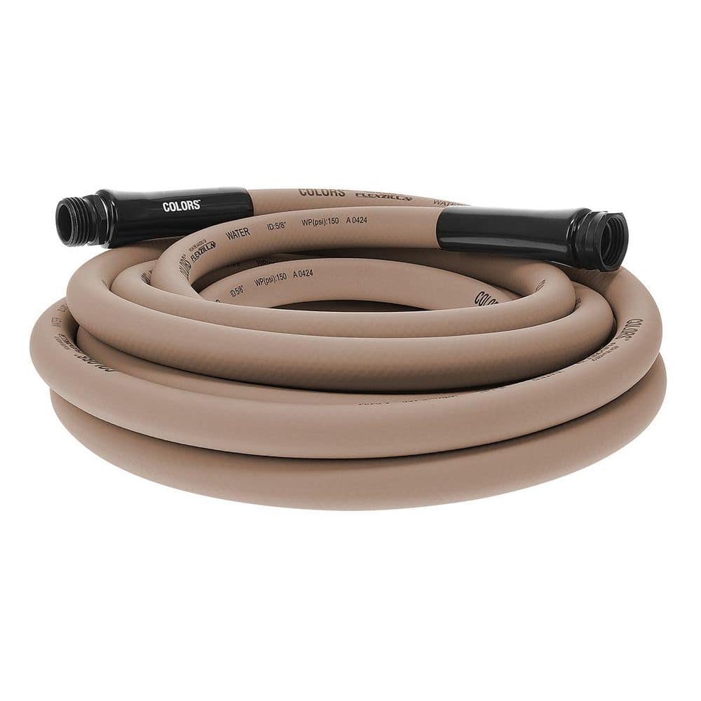 Flexzilla Colors Series 5/8 in. x 25 ft. 3/4 in. 11-1/2 GHT Fittings ...