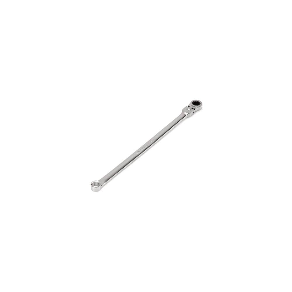 TEKTON 8 mm Long Fixed/Flex Head 12-Point Ratcheting Box End Wrench ...
