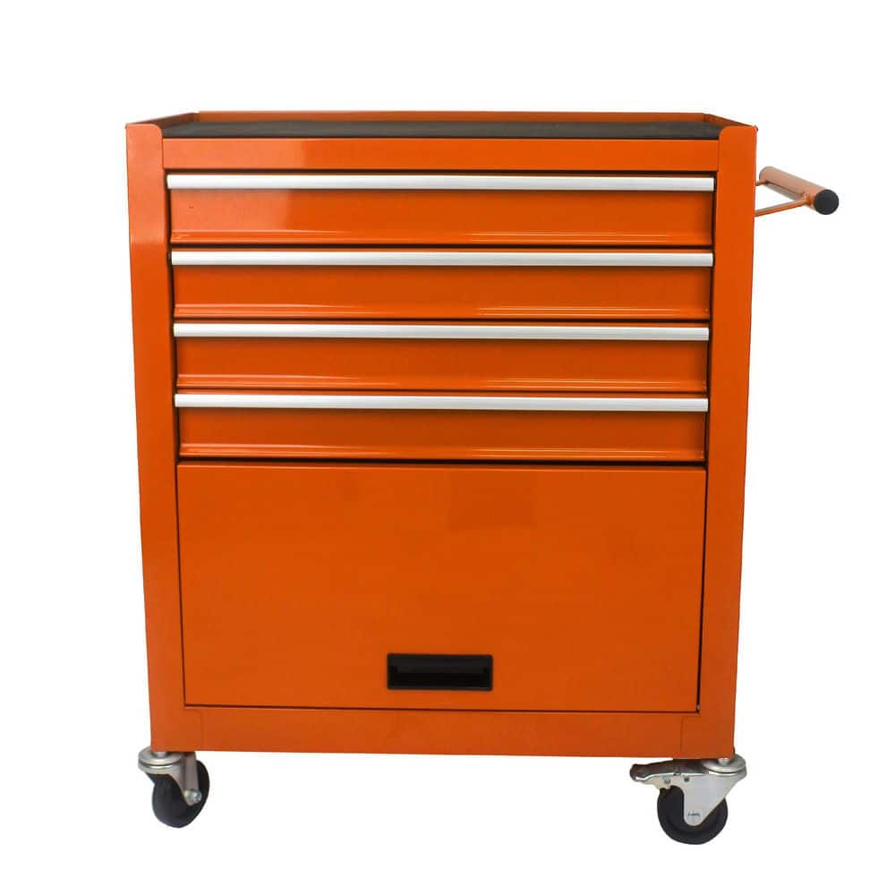 Damodpoy 13 in. 4 Drawers Multifunctional Tool Chests With Wheels ...