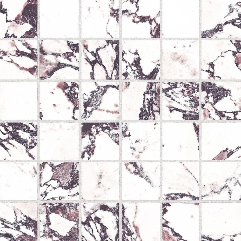 Merola Tile Touche 2 in. Square Rubis 12 in. x 12 in. Porcelain Floor ...