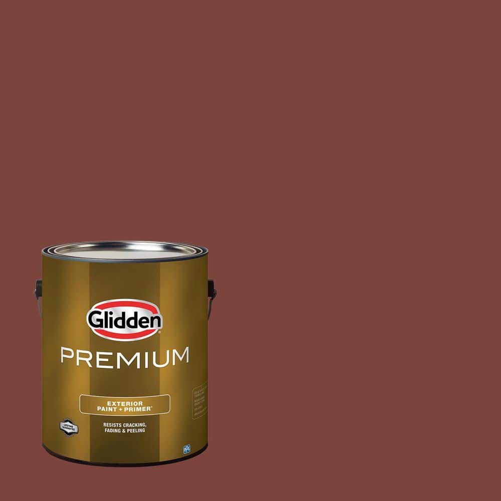 Glidden Premium 1-gal. Sweet Spiceberry PPG1059-7 Semi-Gloss Exterior ...
