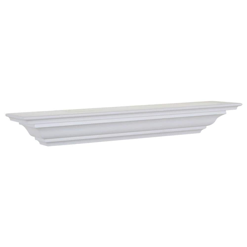 Magellan 5-1/4 in. D x 36 in. L Crown Moulding Shelf CMS36W - The Home ...