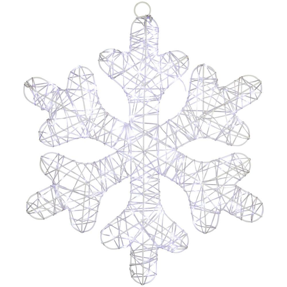Northlight LED Lighted Twinkle Snowflake Outdoor Christmas Decoration ...