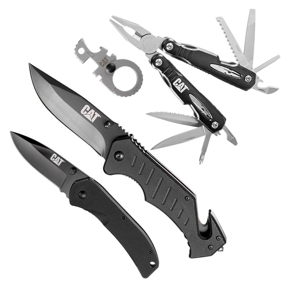 CAT 4-Piece Multi-Tool and Knife Set 980103