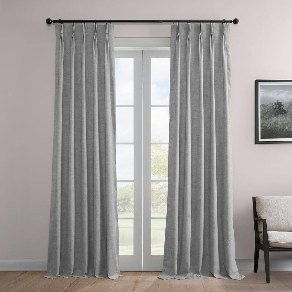 Exclusive Fabrics & Furnishings Steely Grey Gray Heathered Italian ...