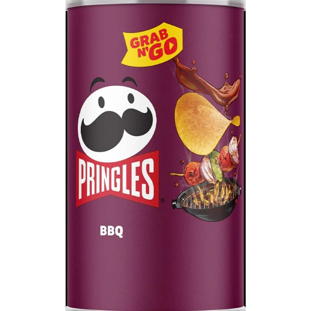 Pringles Chips, 2.5 oz. BBQ, Grab n Go KEE18364 - The Home Depot