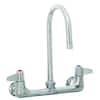 T&S 2-Handle Standard Kitchen Faucet with Commercial Features in Chrome ...