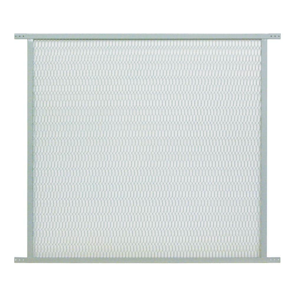 Unique Home Designs 36 in. x 30 in. Grey Steel Pet Grille ISPA800036GRY ...