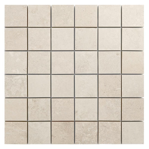 Ivy Hill Tile Urbane Cream Beige 4 in. x 0.35 in. Matte Porcelain ...