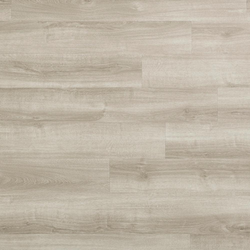 Mohawk Take Home Sample - Basics Light Pewter 20 mil T x 7.5 in. W x 7 in. L Glue down ...