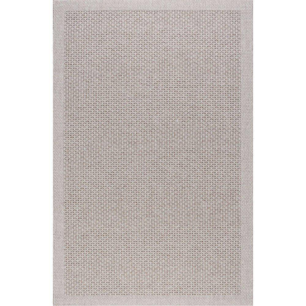 Tayse Rugs Serenity Solid Taupe 5 ft. x 7 ft. Indoor/Outdoor Area Rug ...