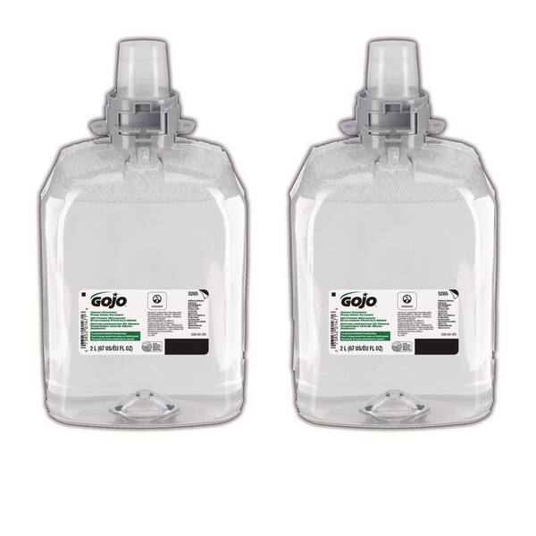 GoJo 2,000 mL Green Certified Foam Hand Cleaner, Unscented Refill, 2 ...