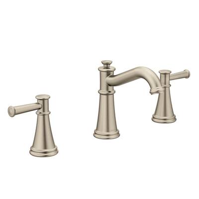 MOEN Belfield Pivoting Double Post Toilet Paper Holder in Brushed ...
