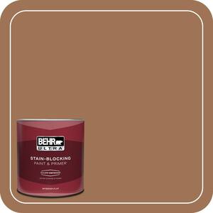BEHR ULTRA 1 gal. #S240-6 Ranch Brown Extra Durable Flat Interior Paint ...
