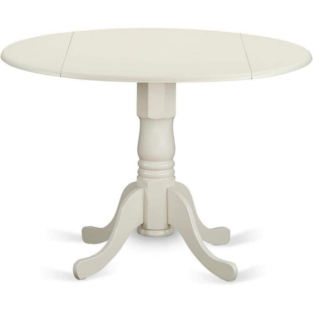 HOME IMPORTS EMPORIUM 3-Piece Linen White Finish Solid Wood Top-Dining ...