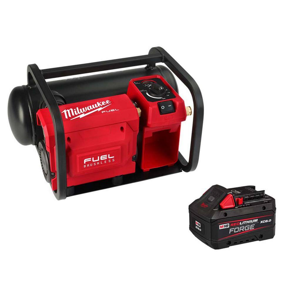 Milwaukee M18 FUEL 18-Volt Lith-Ion Brushless Electric Cordless 2 Gal ...