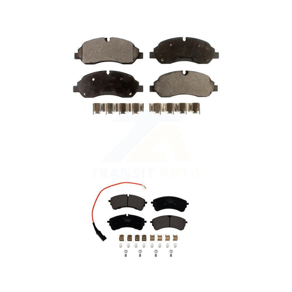 TEC Front Rear Ceramic Brake Pads Kit For 2020 Ford Transit-250 Transit ...