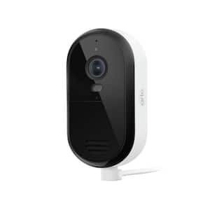 Arlo Essential Plug-in Indoor Security Camera 2K (3rd Gen) with Dual ...