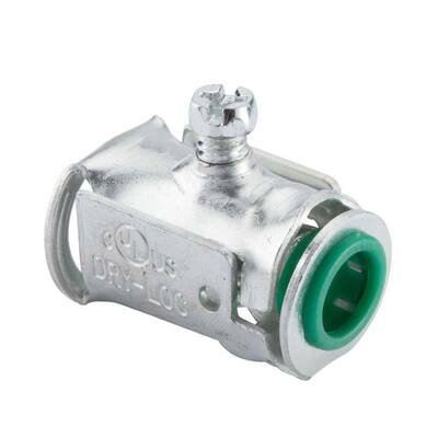 Halex 3/8 in. Flexible Metal Conduit (FMC) Saddle Connectors (5-Pack) 20670
