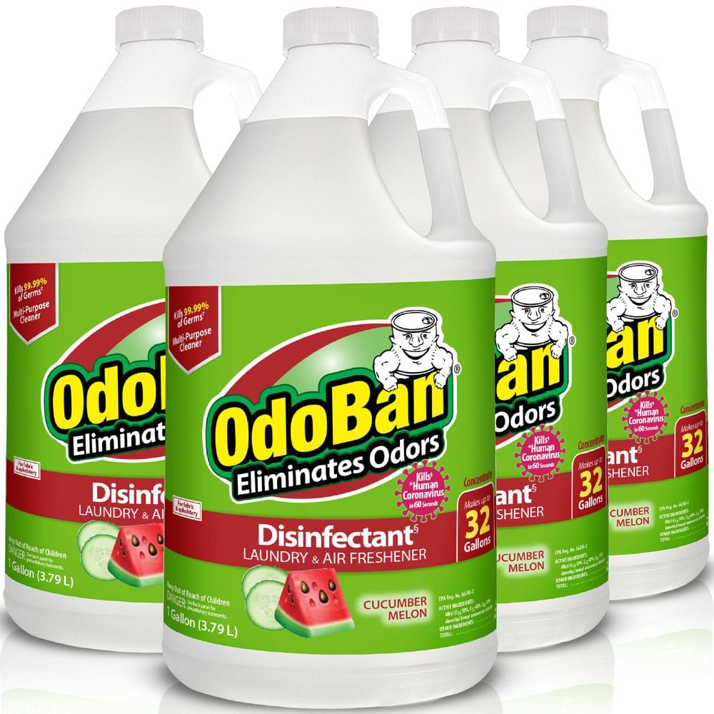 OdoBan 1 Gal. Cucumber Melon Disinfectant, Laundry and Air Freshener ...
