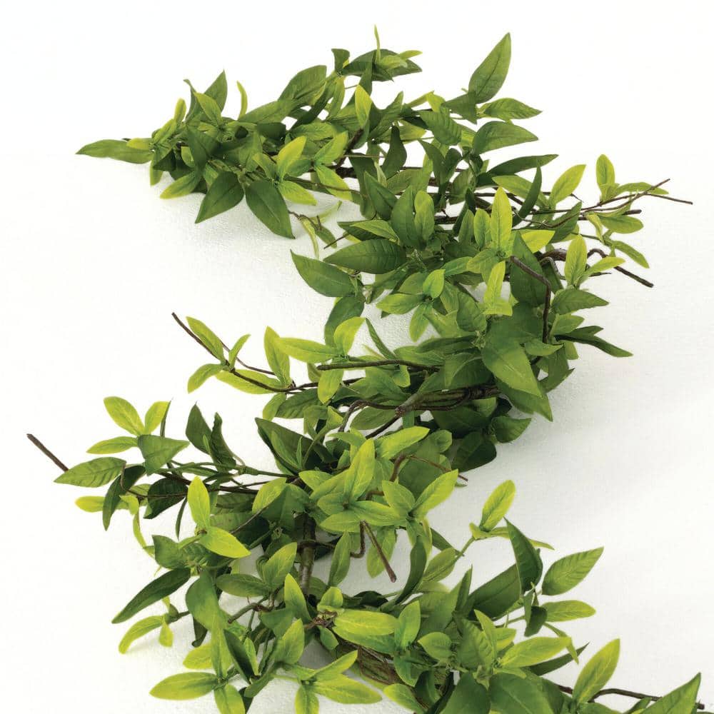 SULLIVANS 5 ft. Artificial Ruscus and Twig Garland, Green RTGD - The Home Depot