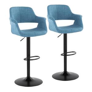 Lumisource Vintage Flair 47.25 in. Cream Fabric and Chrome High Back ...