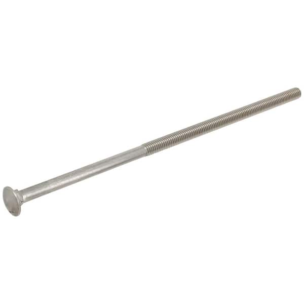 DECKMATE 3/8-16 in. x 10 in. Head Coded-316SS Carriage Bolt 3/8-16 in ...