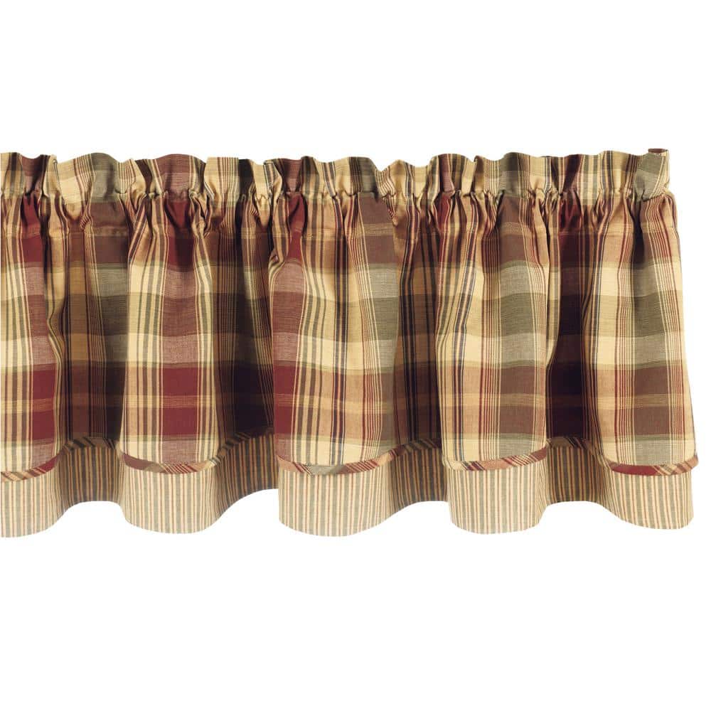 Park Designs Saffron Layer Valance 600-471 - The Home Depot