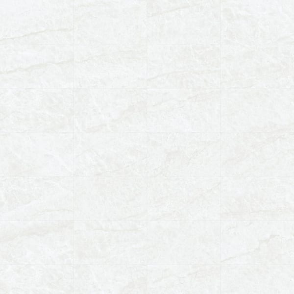 Jeffrey Court Taj Mahal Ivory 13 in. x 22 in. Glossy Ceramic Marble ...