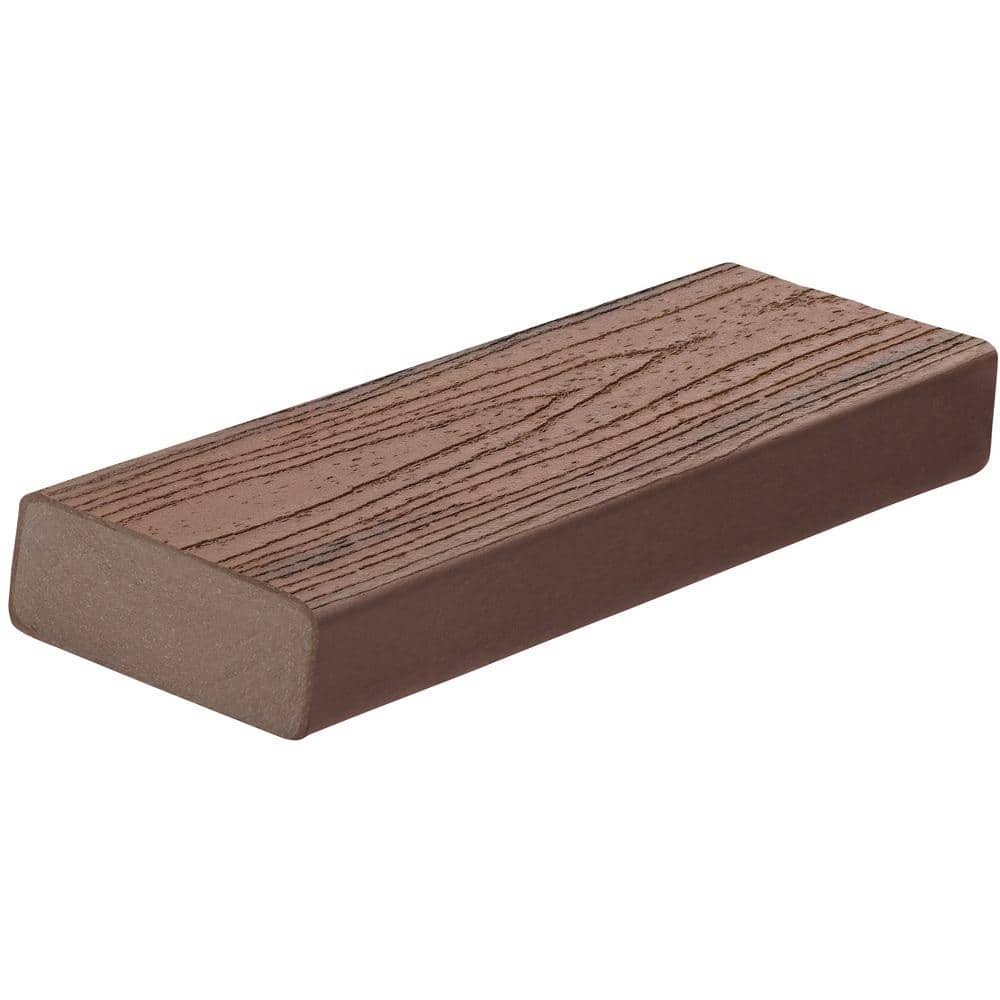 Trex Transcend 2 in. x 4 in. x 16 ft. Lava Rock Square Edge Composite ...
