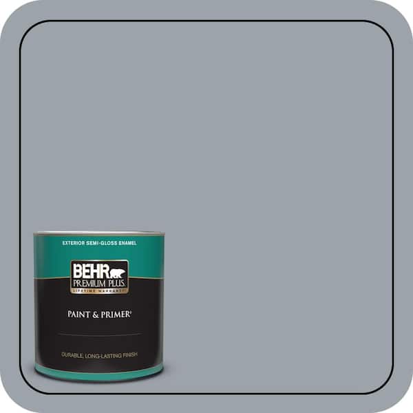 BEHR PREMIUM PLUS 1 qt. #MQ5-22 Rainmaster Semi-Gloss Enamel Exterior ...