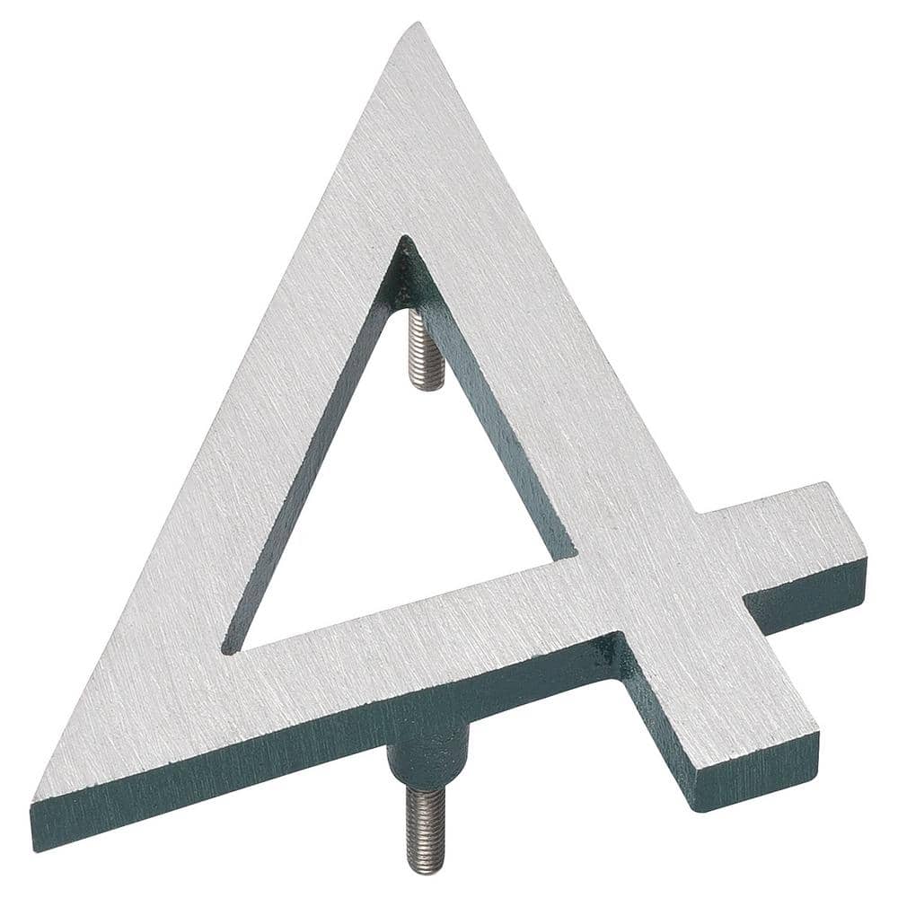 Montague Metal Products 4 in. Satin Nickel/Hunter Green 2-Tone Aluminum ...