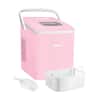 IGLOO 26 lb. Portable Ice Maker with Handle in Pink IGLICEB26HNPK - The ...