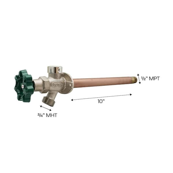 Quarter Turn Frost Free Prier C-144D10 Frost Free Anti-Siphon Outdoor ...