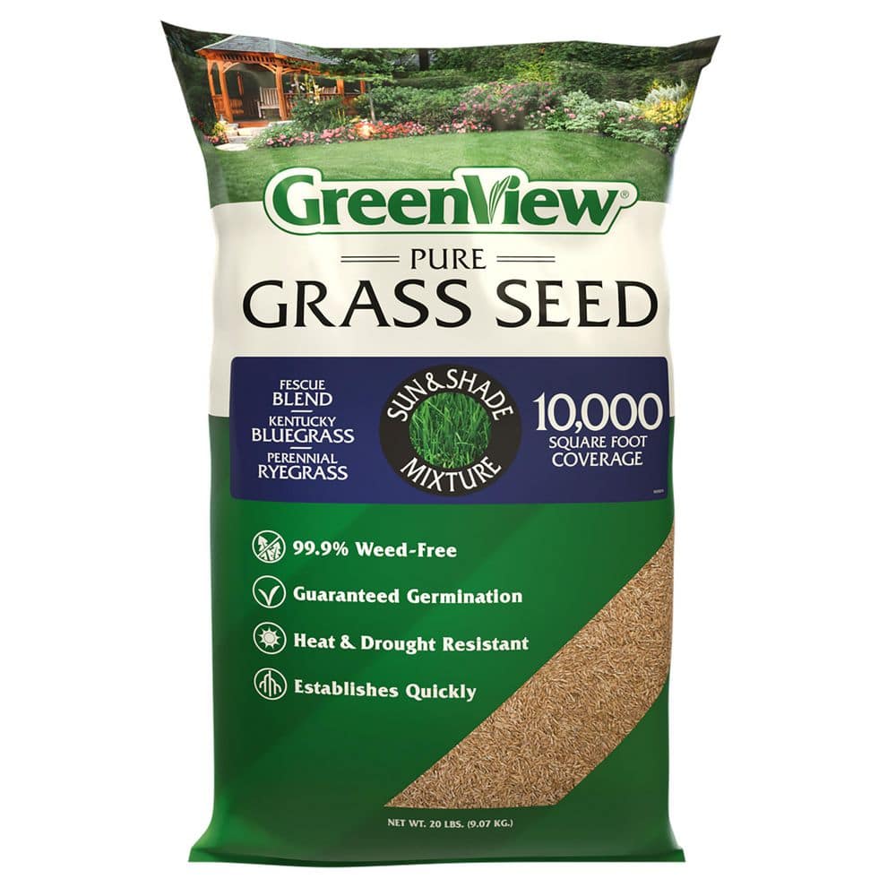 Reviews for GreenView 20 lbs. Pure Grass Seed Sun and Shade Mixture ...