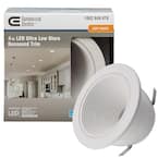 Feit Electric 5/6 in. J Box 12-Watt Dim 90+ CRI White Integrated LED ...