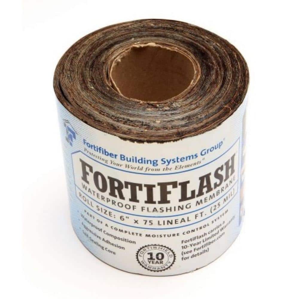 Henry 6 in x 75 ft Fortiflash Self-Adhesive Waterproof Flashing ...