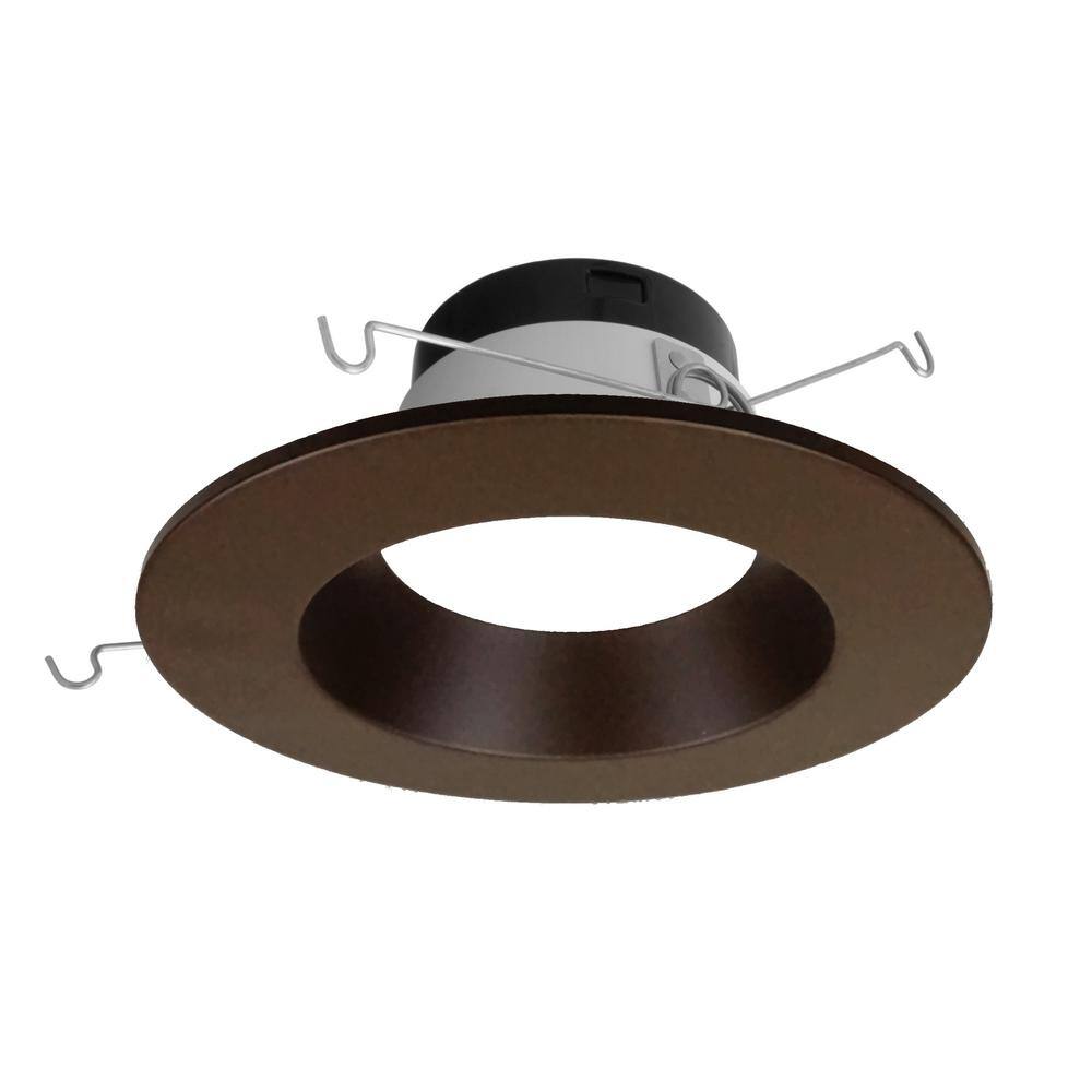 NICOR DLR56 SELECT Series 6 in. Oil-Rubbed Bronze LED Recessed ...